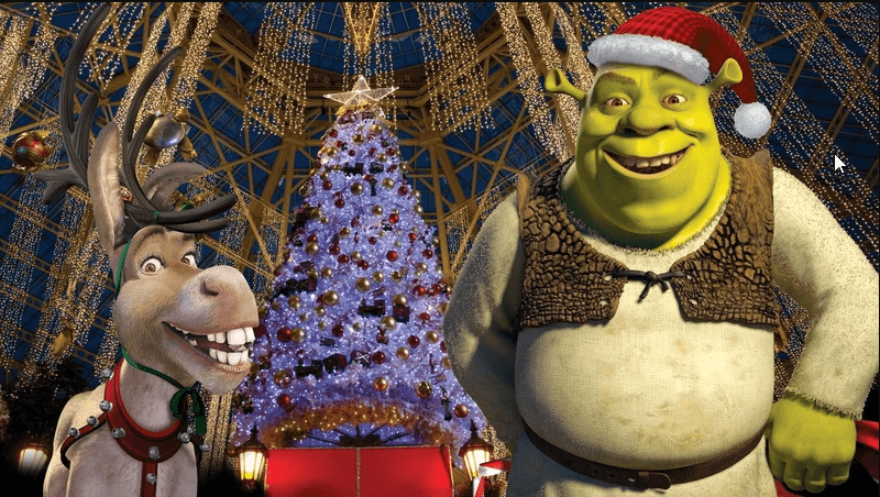 Papai Noel chega ao Litoral Plaza na companhia da turma do Shrek ...