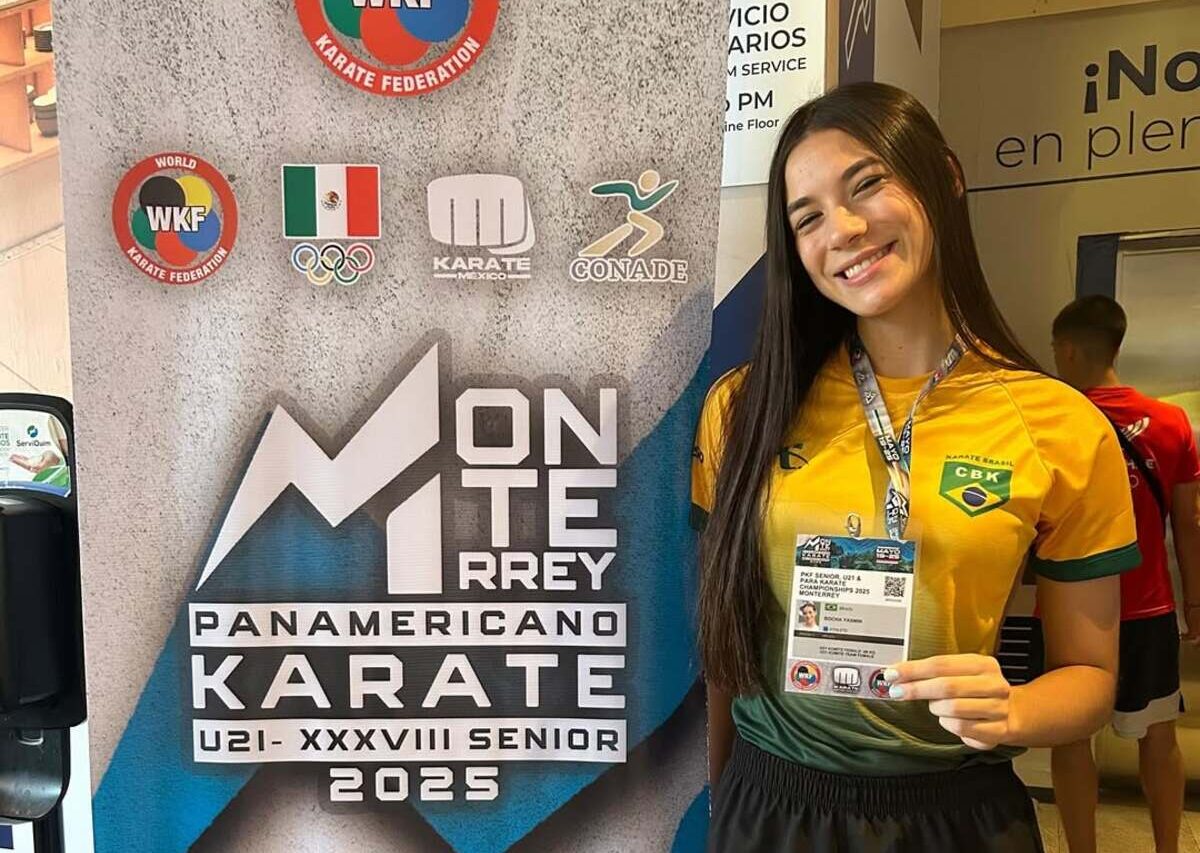 Yasmin Rocha, a atleta da Baixada Santista que está brilhando no karatê ...